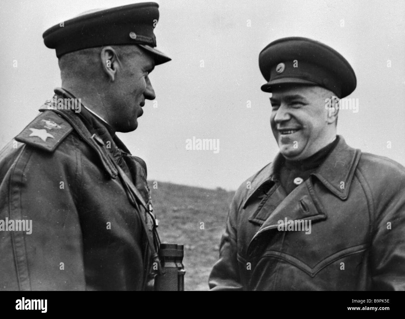 Commander of the 1st Byelorussian Front Marshal of the Soviet Union K ...