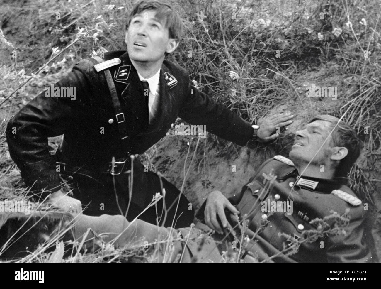 Stanislav Lyubshin left and Juozas Budraitis in a scene from Vladimir ...