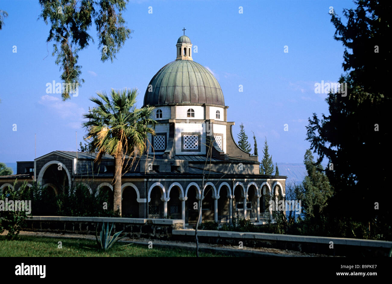 Dome church beatitudes israel hi-res stock photography and images - Alamy