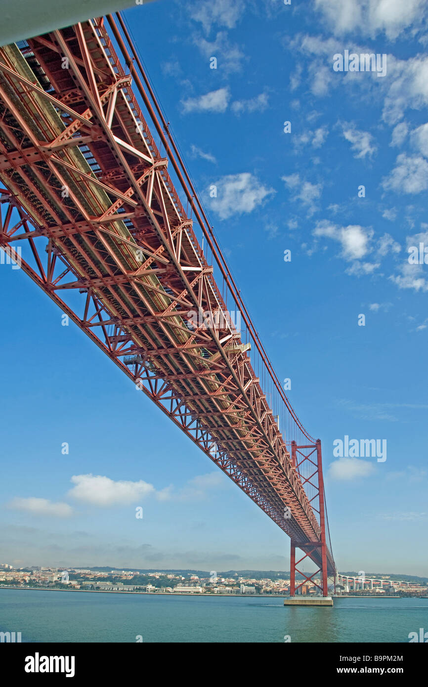 25th of April Suspension Bridge Stock Photo - Alamy