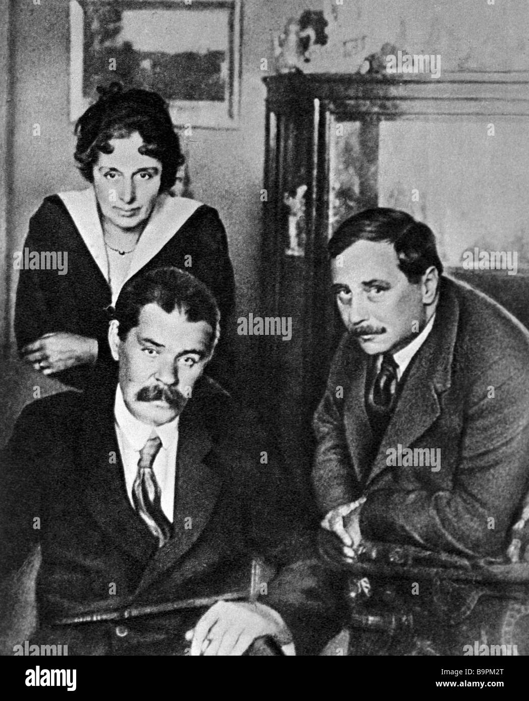 A still from the film Maria Andreyeva is a Friend of Maxim Gorky Gorky ...