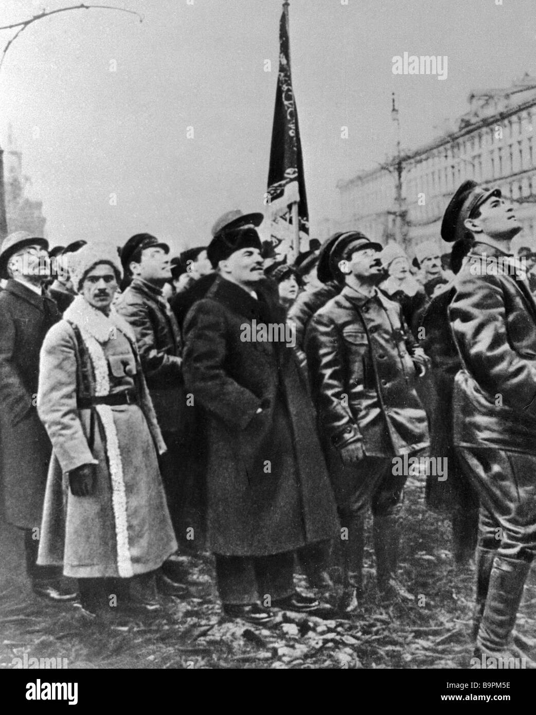 Vladimir Lenin with his comrades in arms Stock Photo - Alamy