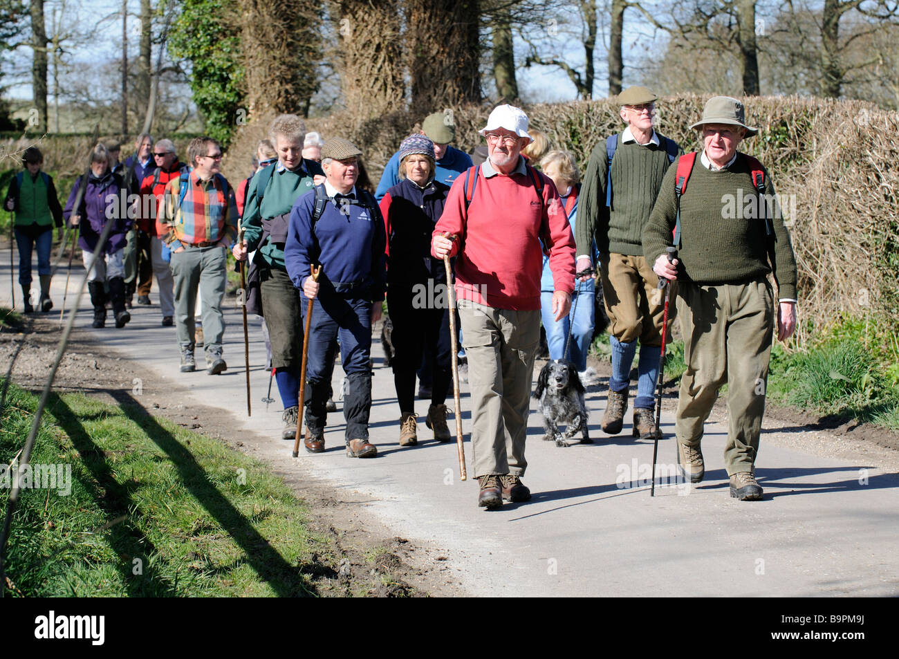 Ramblers countryside uk group hi-res stock photography and images - Alamy