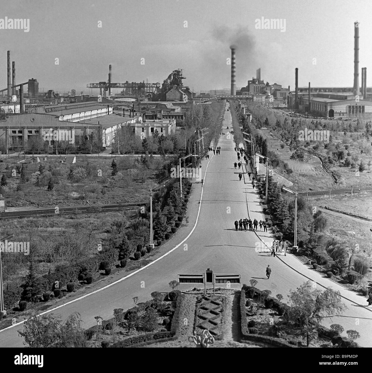 The Rustavi iron and steel works Stock Photo - Alamy