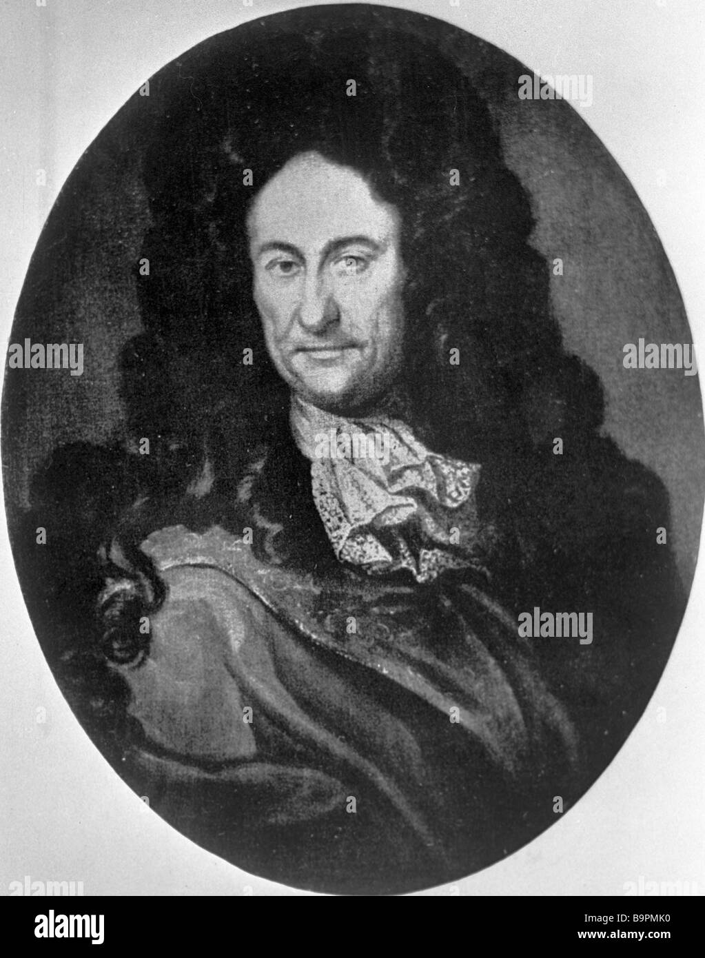 Gottfried Wilhelm Leibniz a German mathematician a idealist philosopher ...