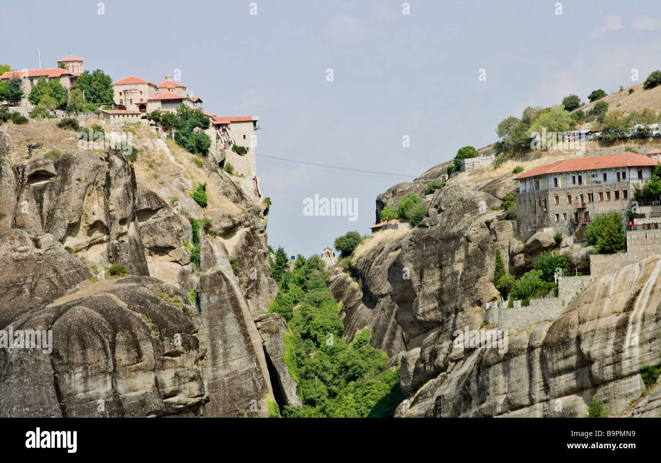 Meteora monasteries from above hi-res stock photography and images - Alamy
