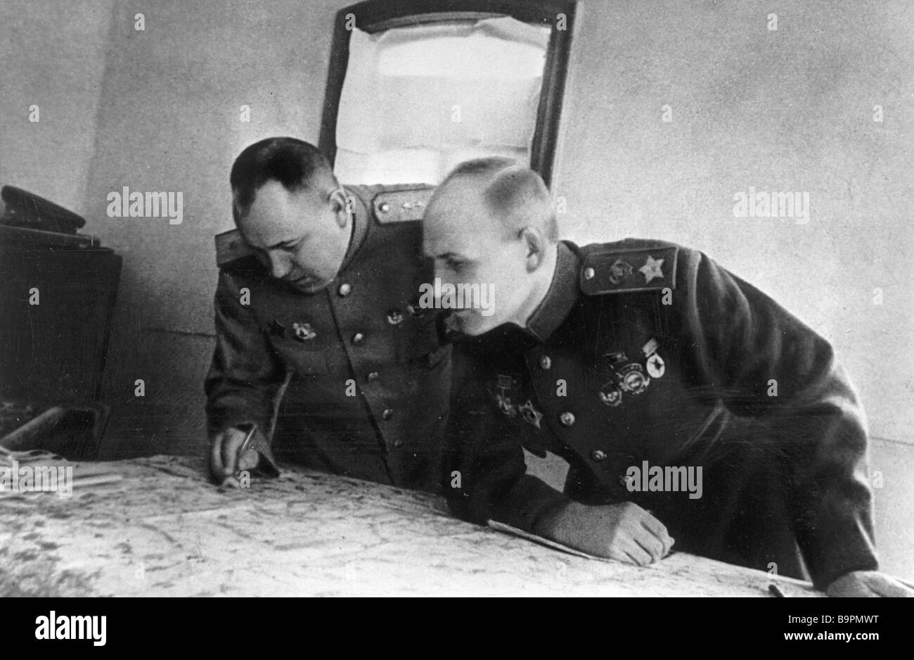 Commander of the 2nd Ukrainian Front Marshal of the Soviet Union I ...