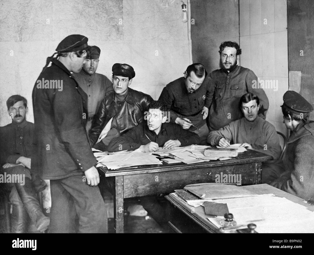 The interrogation of a captive sailor after the suppression of a ...