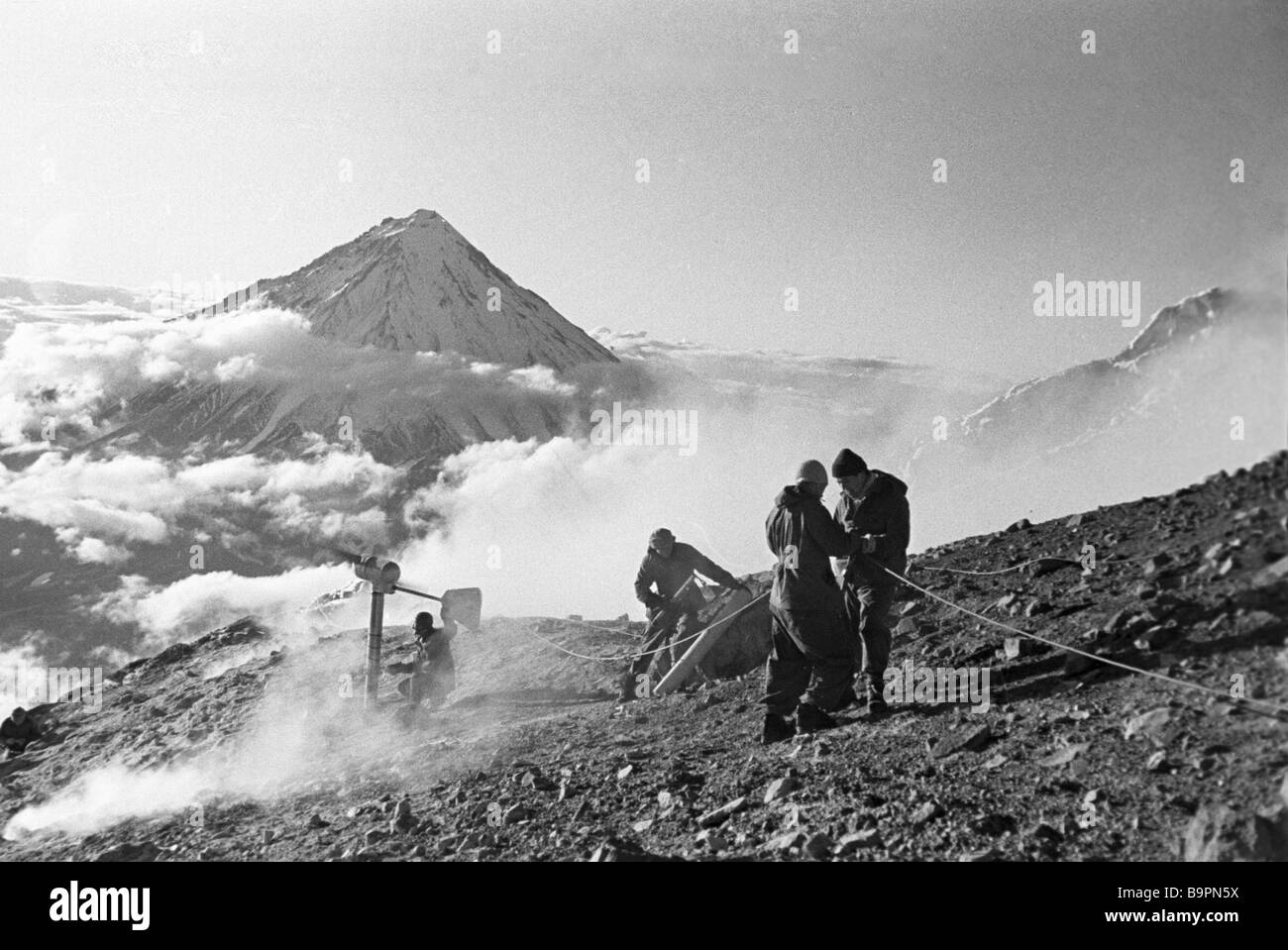 Experts of Volcanology Institute Siberian Department of the Soviet ...