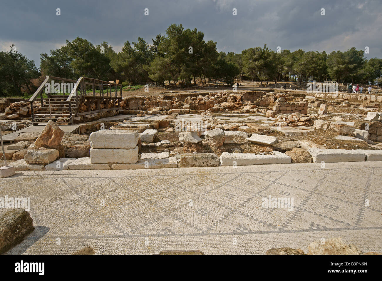 Israel Galilee Zippori National Park A mishnaic period city with an ...