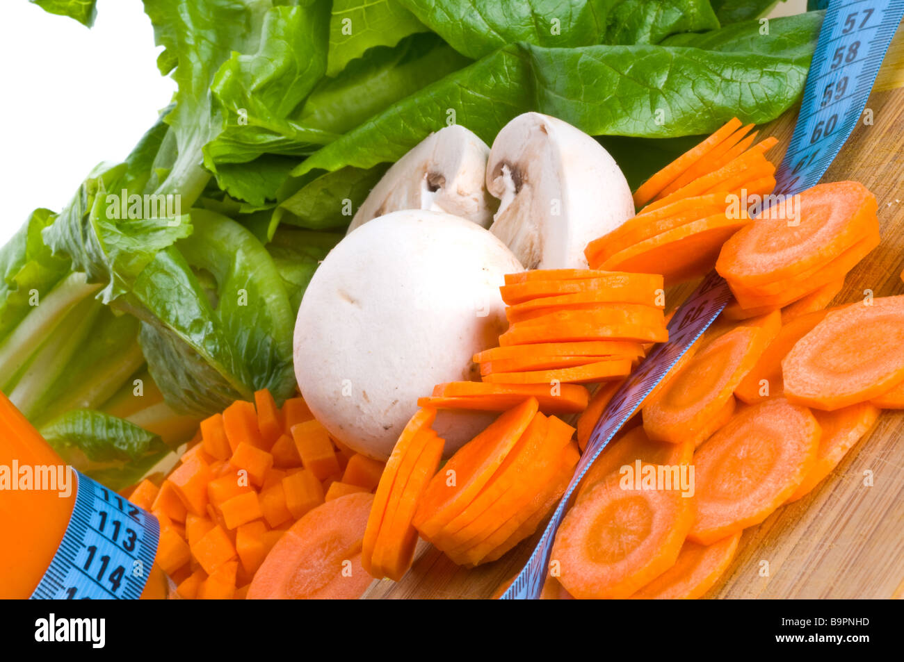 vegetables cut on a board Stock Photo - Alamy