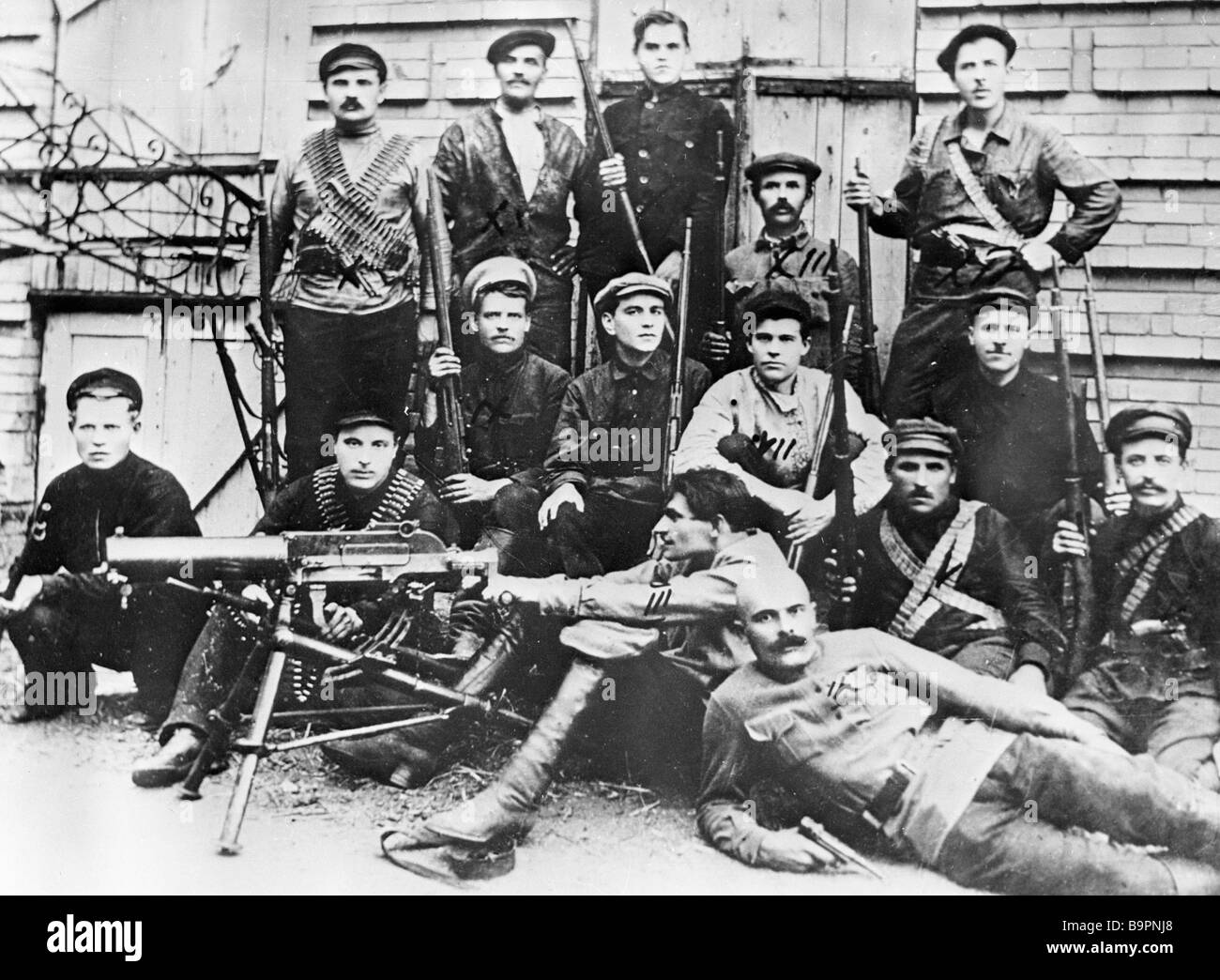 This group of Red Guard soldiers from Yenakiyevo fought the forces of ...