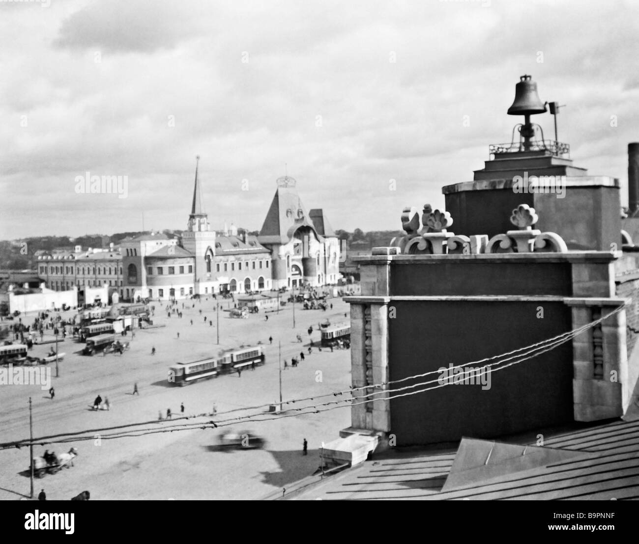 Moscow in 1922 Komsomolskaya Square Stock Photo - Alamy