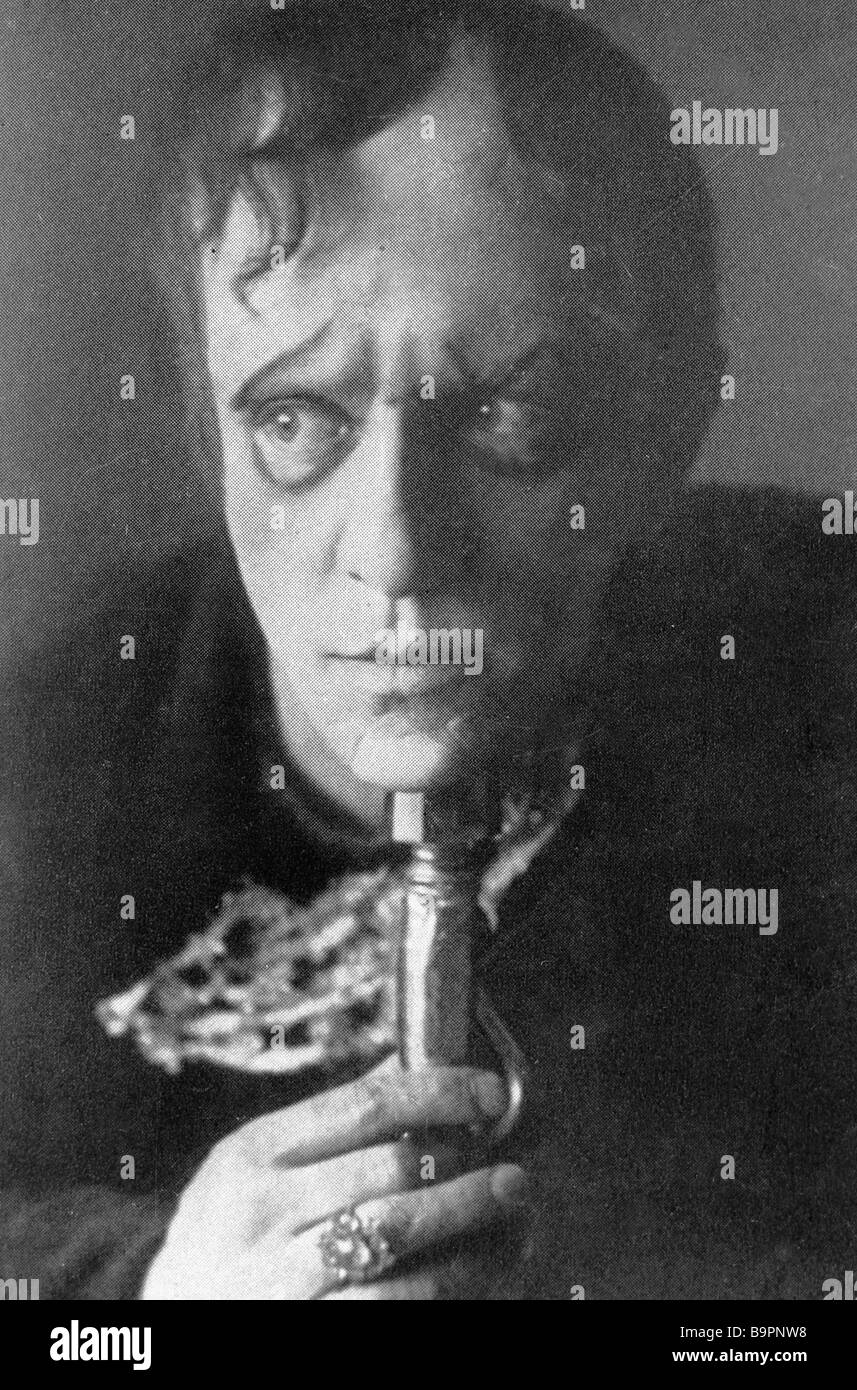 Russian actor Mikhail Chekhov 1891 1955 playing in Erich XIV Stock ...