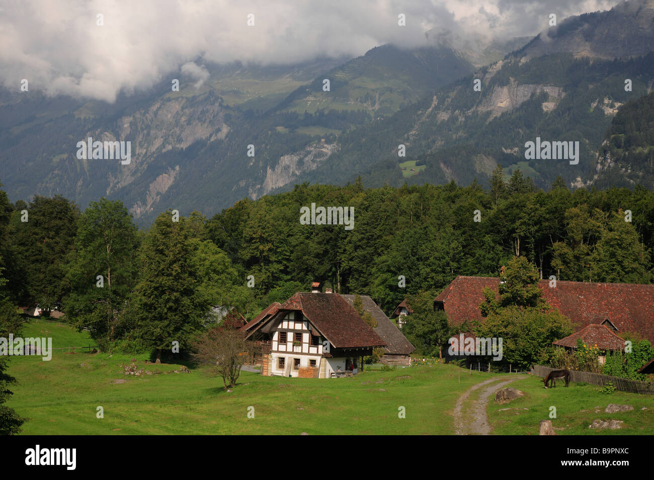 Ballenberg is an open air museum in Switzerland near Breinz in canton ...