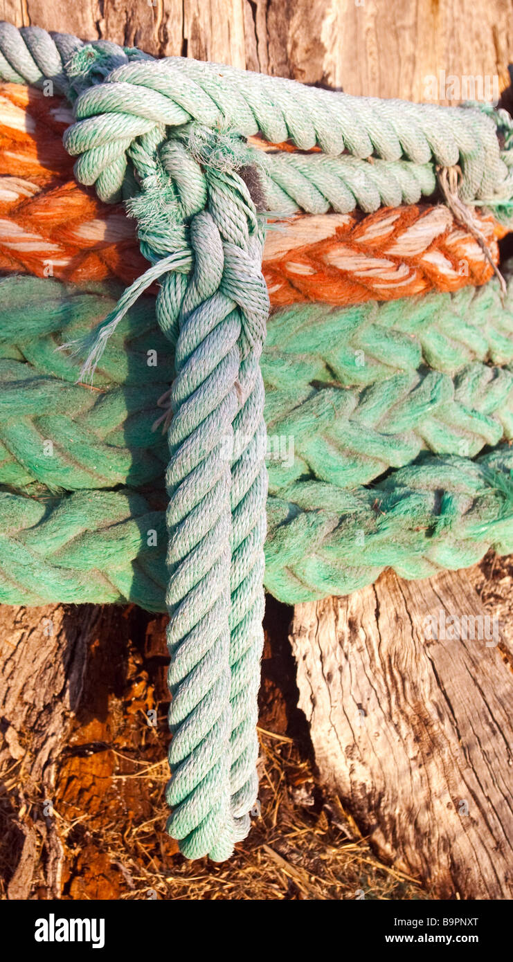 Coils of rope hi-res stock photography and images - Alamy
