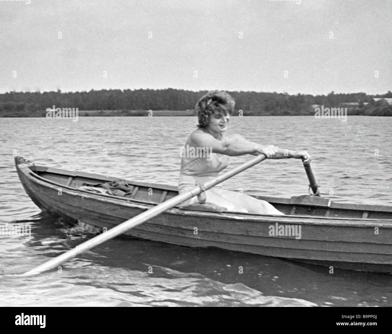 Valentina Tereshkova the first Soviet female cosmonaut at leisure Stock ...