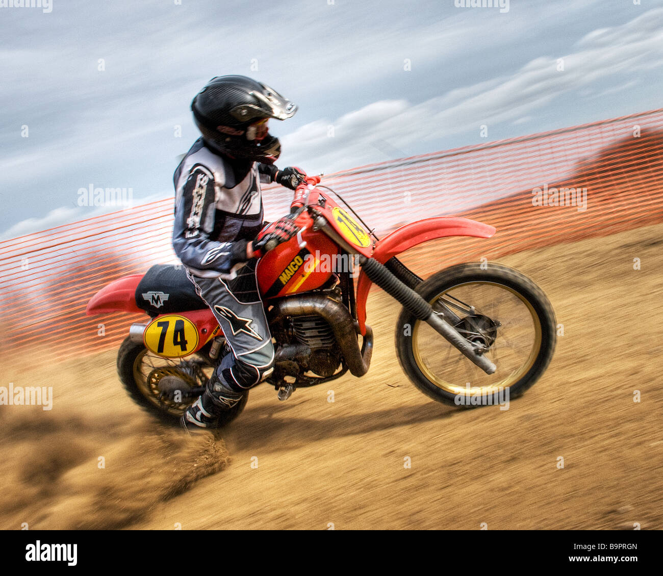 Motocross vintage hi-res stock photography and images - Alamy