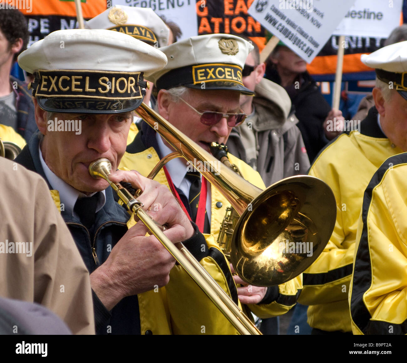 Excelsior brass band hi-res stock photography and images - Alamy