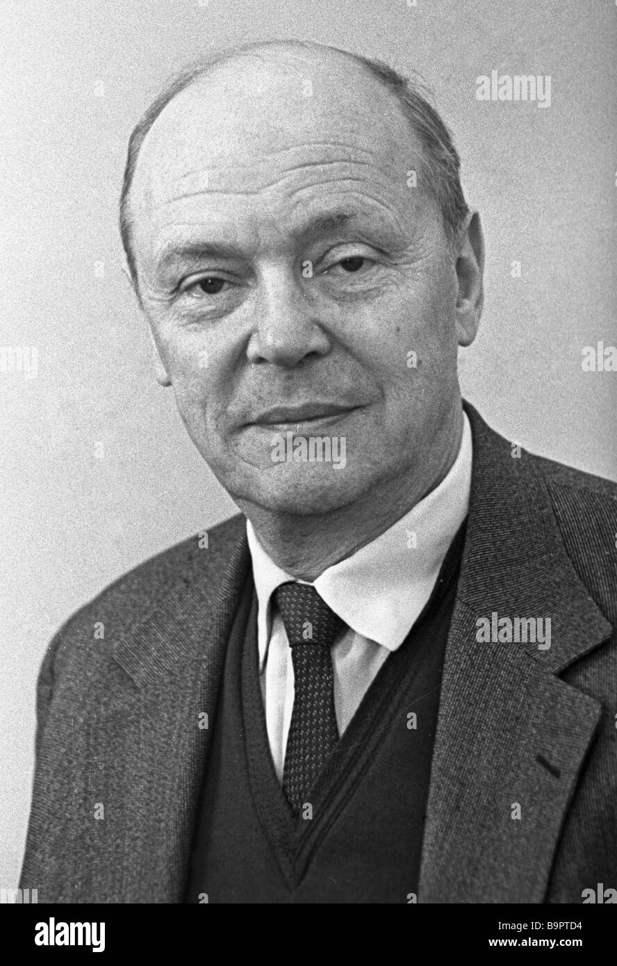 Playwright Mikhail Volpin Stock Photo - Alamy