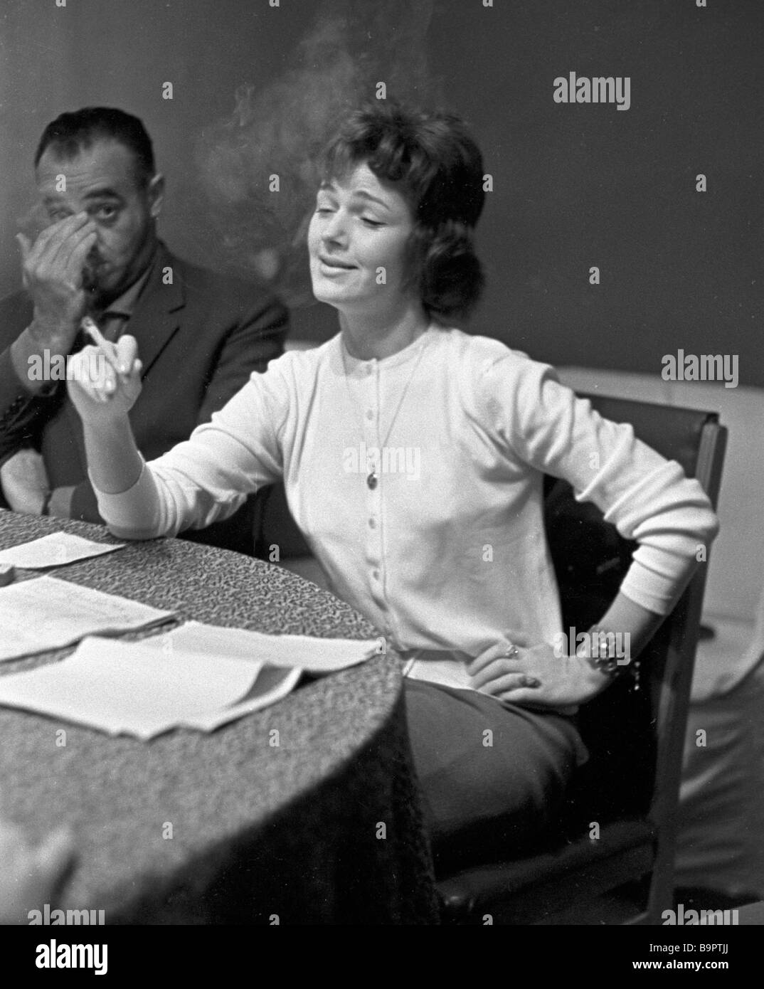 Yulia Borisova People s Artist of the Russian SFSR and actress at the ...