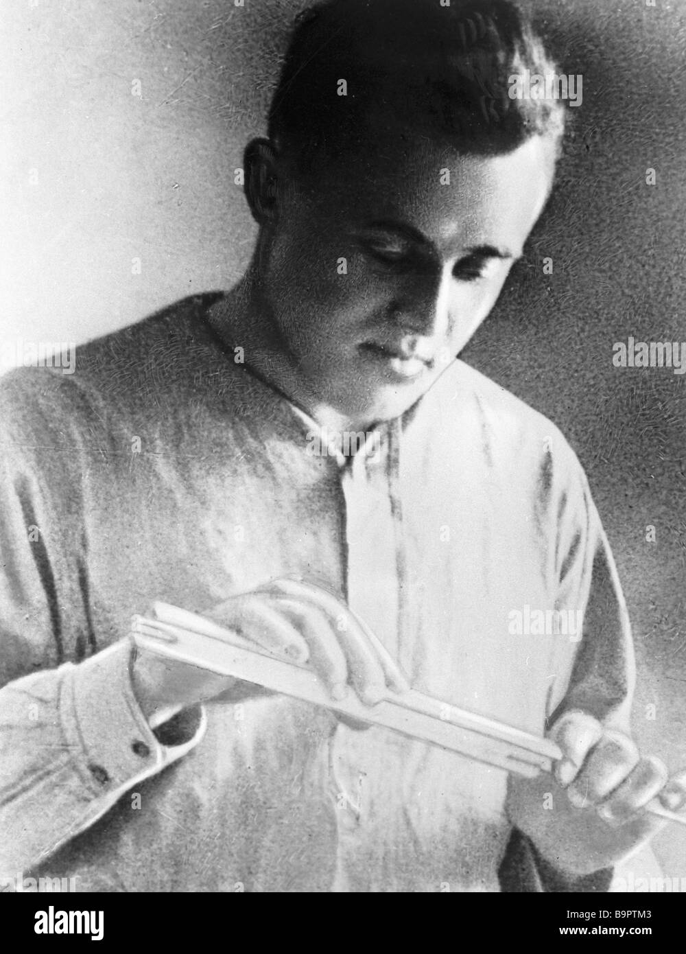 Designer Sergei Korolev 1907 1966 while a student at the Bauman Higher ...
