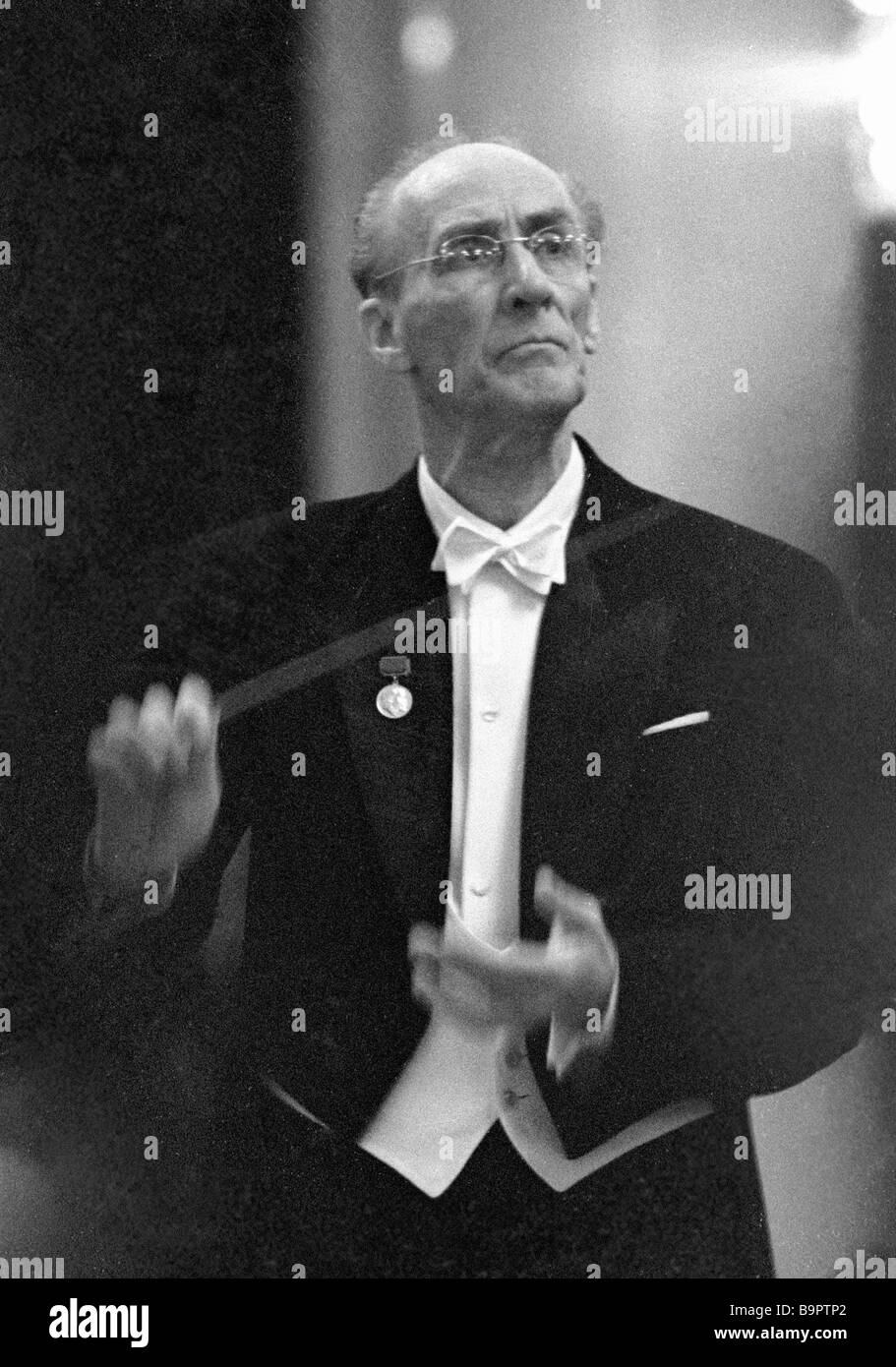 Conductor Yevgeny Mravinsky Stock Photo - Alamy
