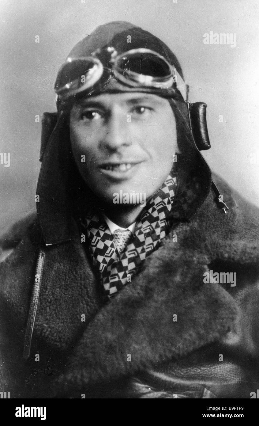 Soviet pilot Shestakov Stock Photo - Alamy