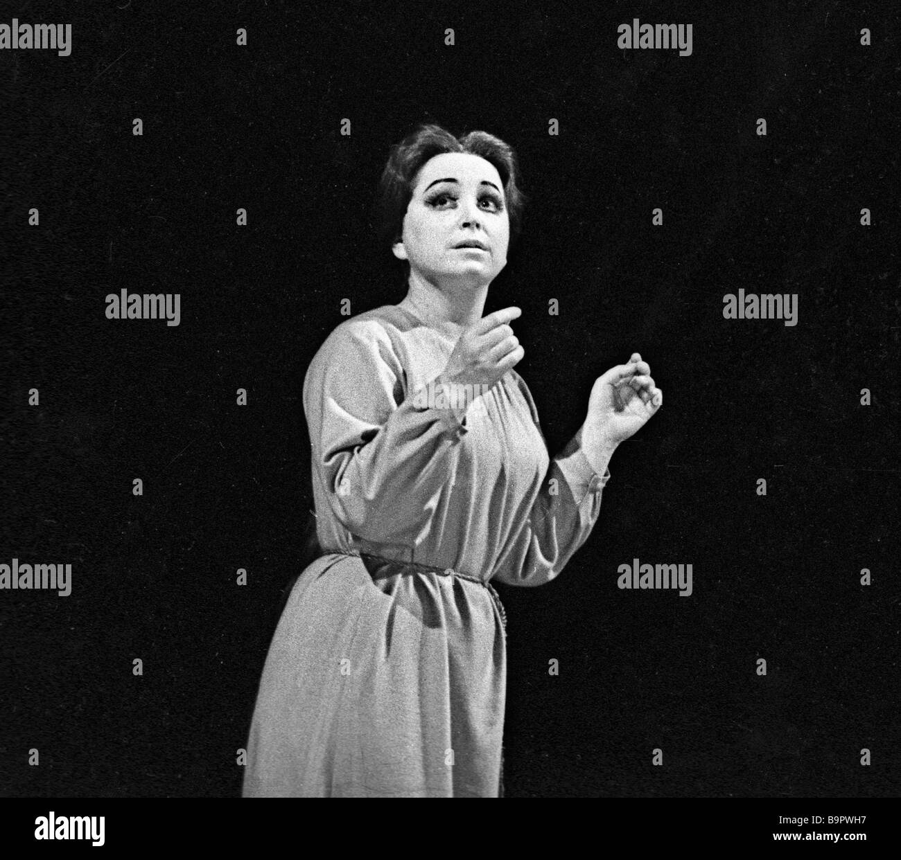 Tamara Milashkina as Fevronia in Nikolai Rimsky Korsakov s opera The ...