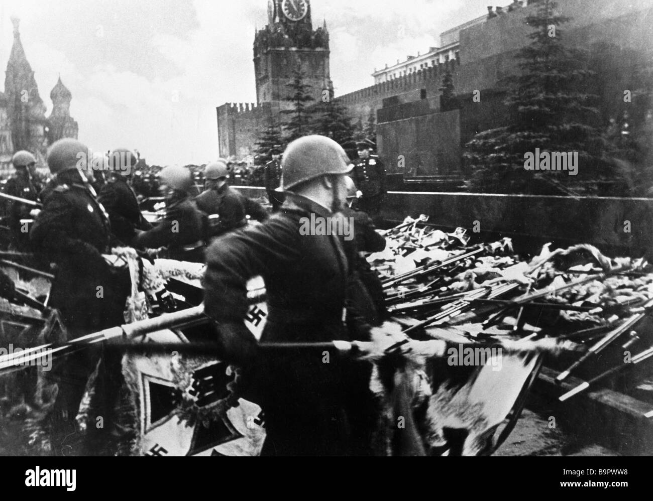 The Victory Parade Black and White Stock Photos & Images - Alamy