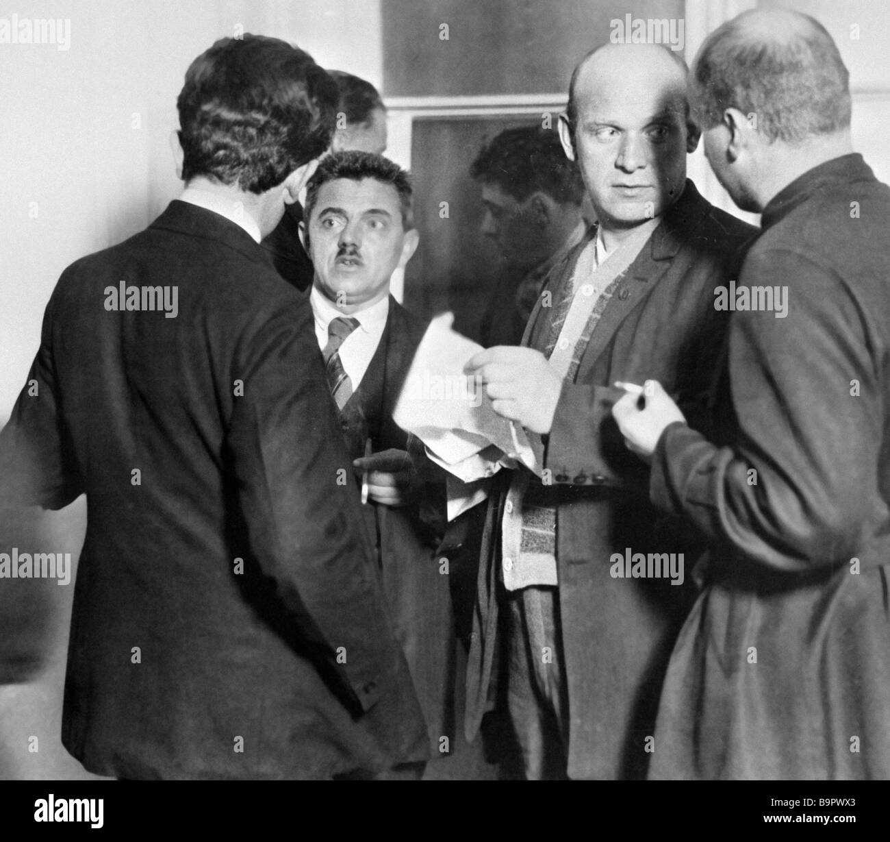 Ernst Thaelmann leader of the German Communist Party 2nd left at the ...