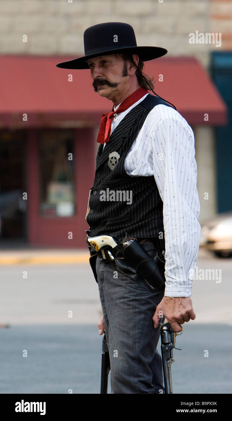 Old west cowboy reenactment frontier hi-res stock photography and ...