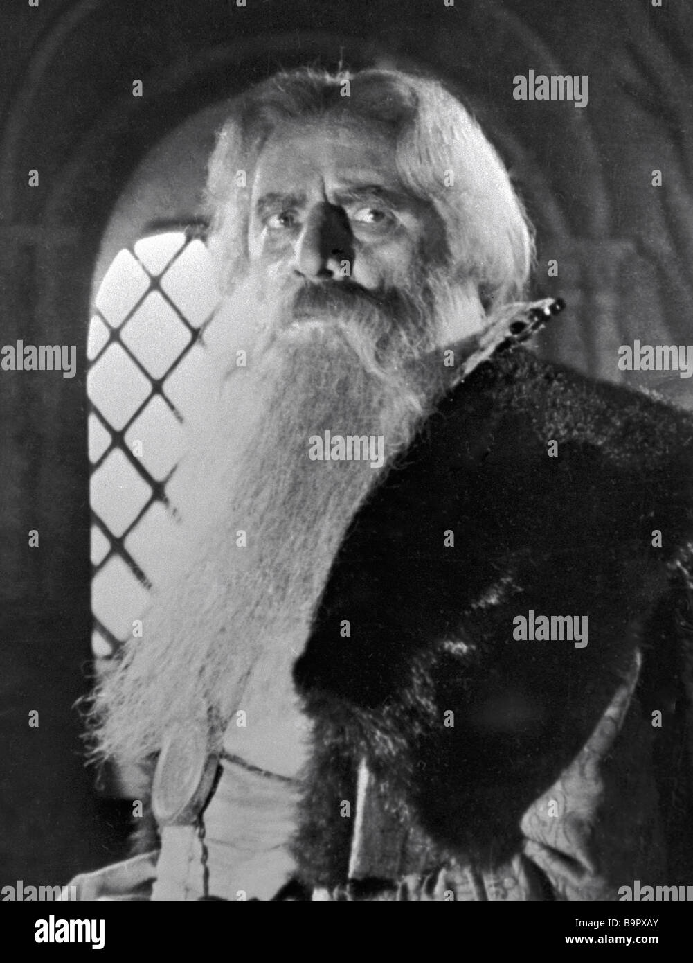 The USSR People s Artist Vasily Orlov as Prince Shuisky in a scene from ...