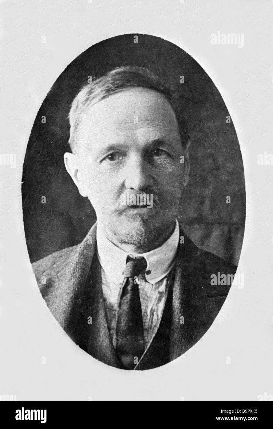 Soviet physicist Boris Rozing 1869 1933 Stock Photo - Alamy