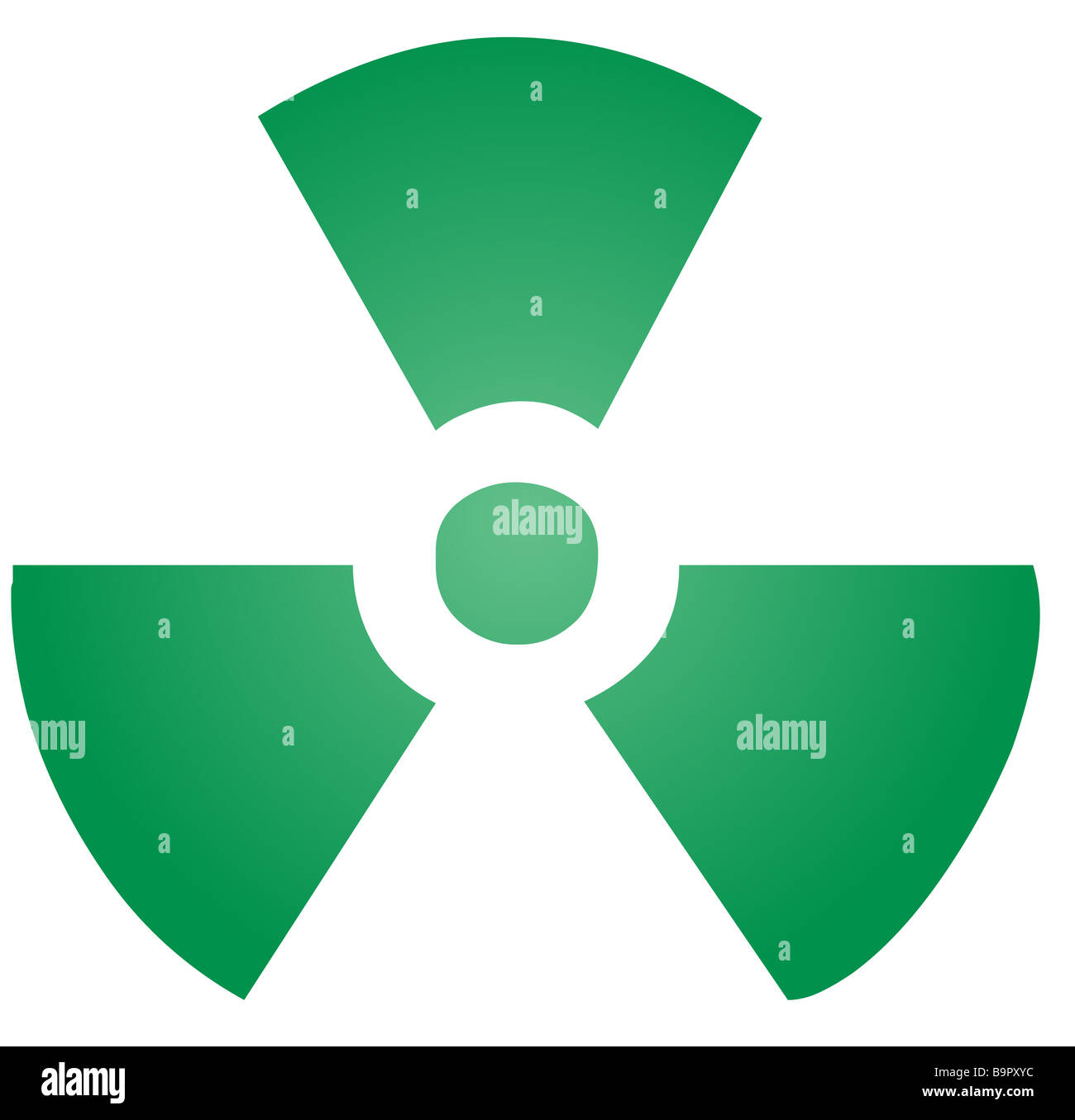 Illustration of radiation hazard warning alert symbol Stock Photo - Alamy