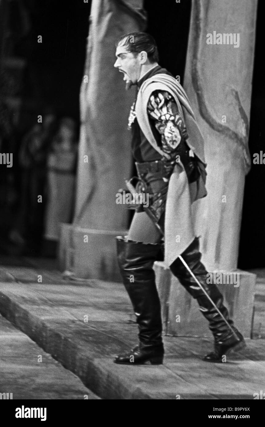 People s Artist of the U S S R Georg Ots as Iago in opera Othello by ...