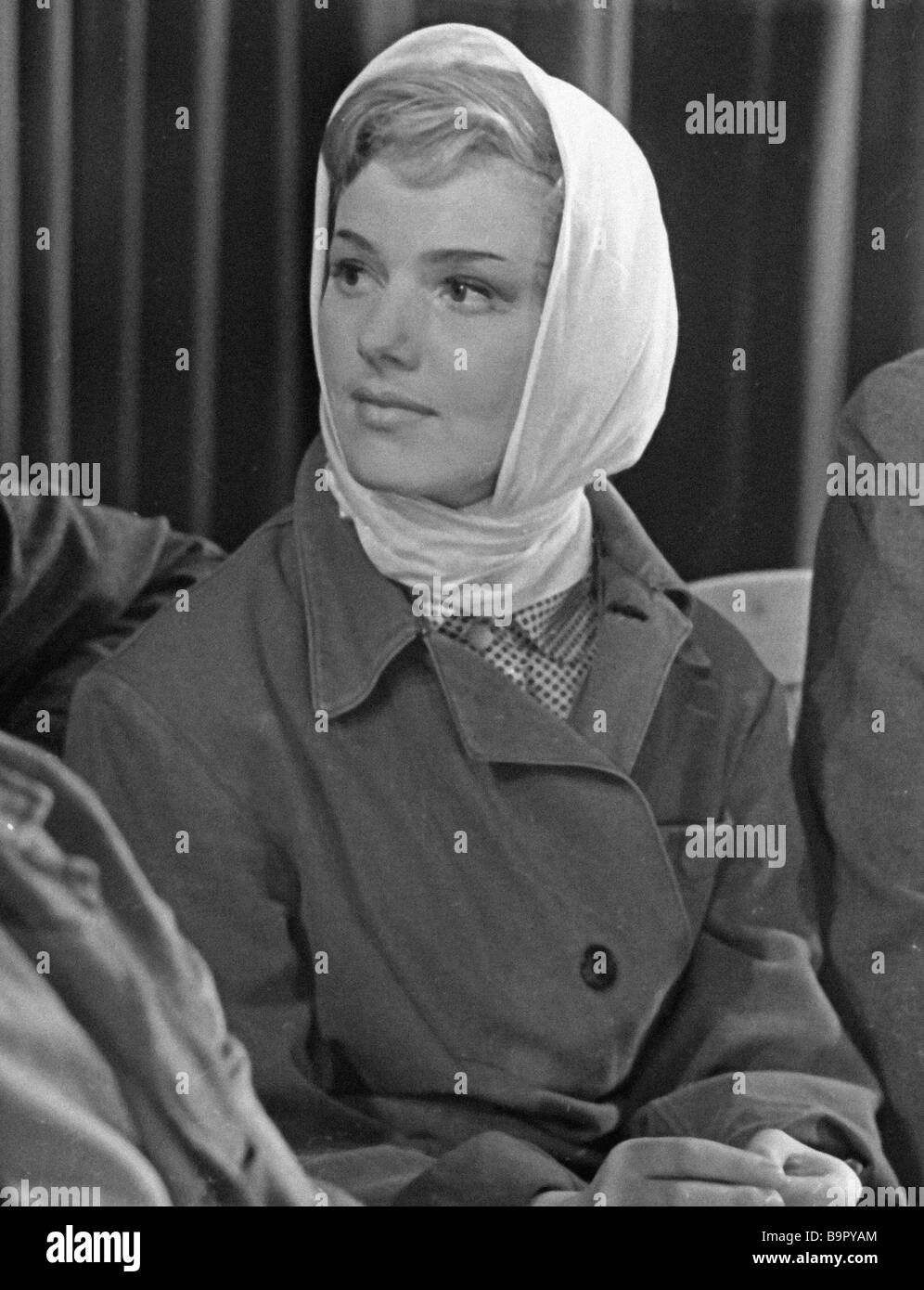 Moscow Vakhtangov theatre actress Yulia Borisova as Valya in Alexei ...