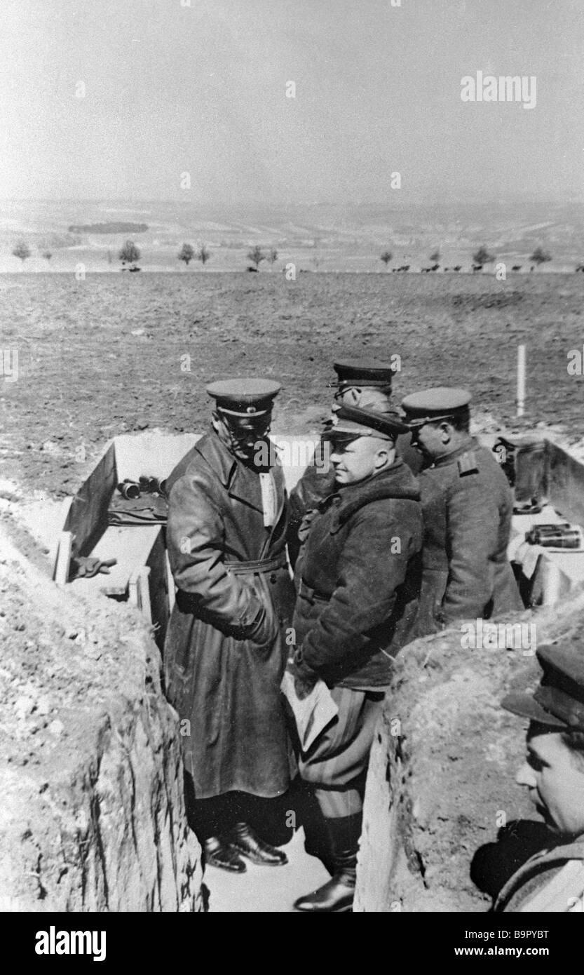 Artillery commander of the second Ukrainian front lieutenant general F ...