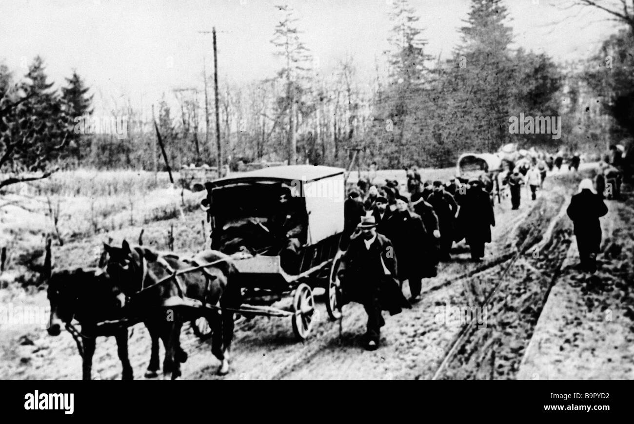 French POWs released by the forces of the 1st Ukrainian Front going ...