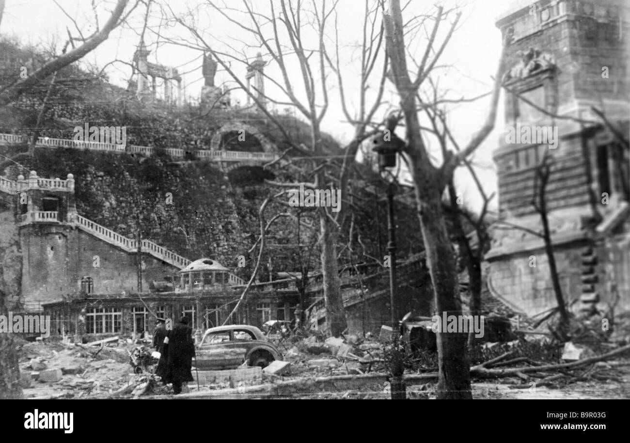 Budapest after liberation World War II Stock Photo - Alamy
