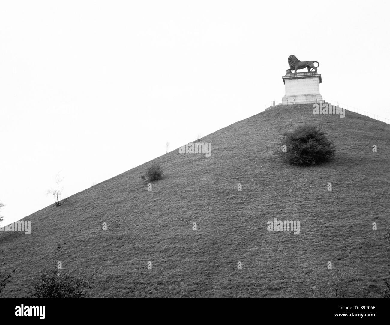 Monument in the place of the battle of Waterloo Stock Photo - Alamy