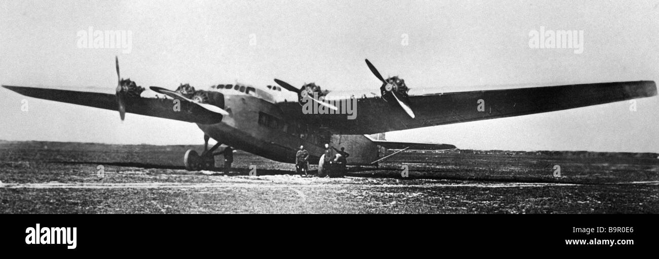 ANT 14 aircraft designed by Andrei Tupolev Stock Photo - Alamy