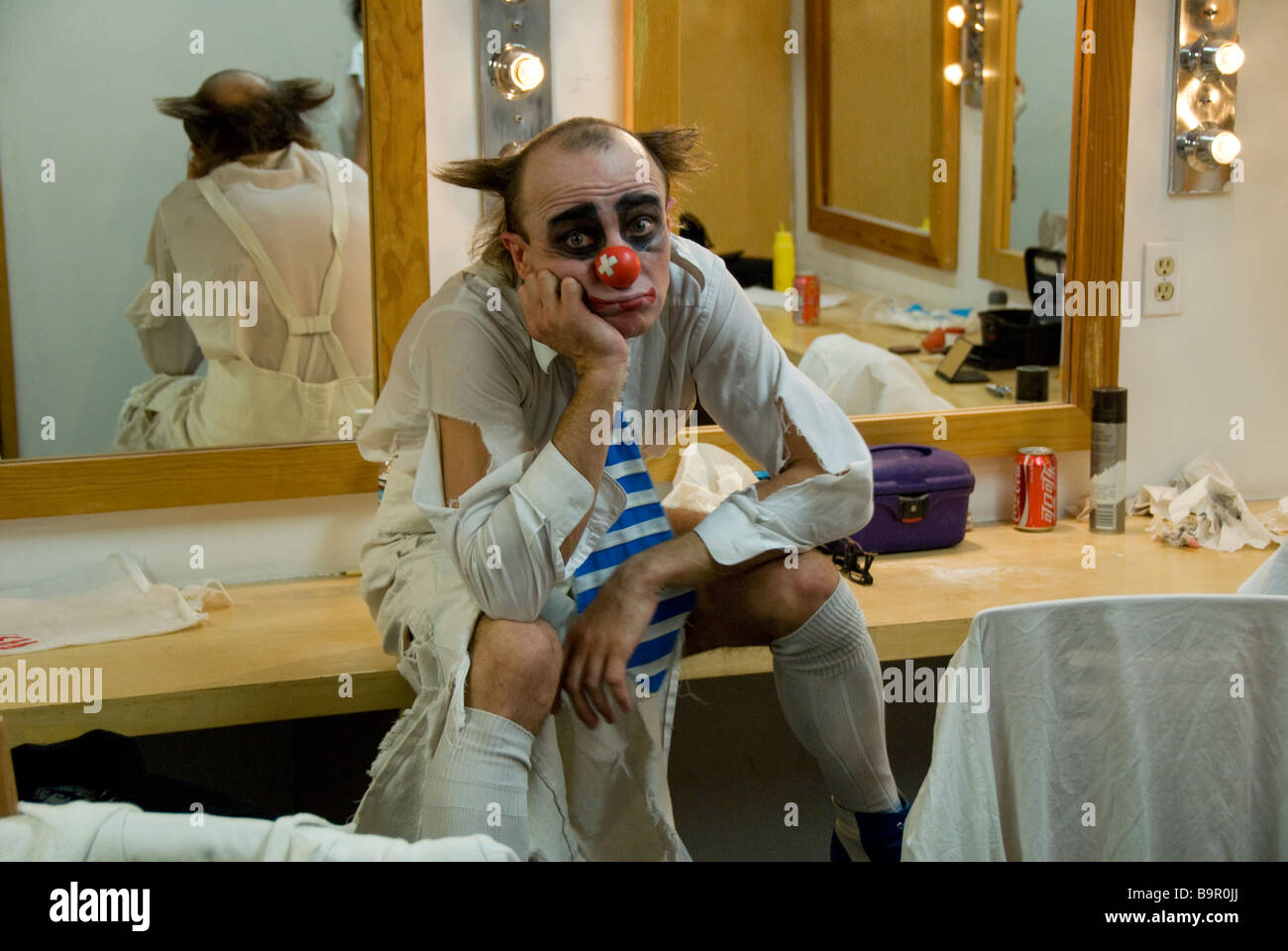 a sad clown Stock Photo - Alamy