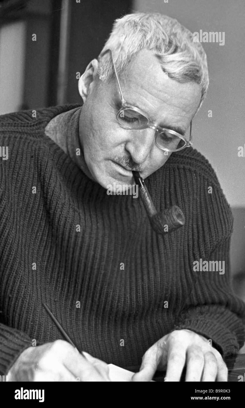 Konstantin Simonov modern classic of Soviet poetry and prose Stock ...