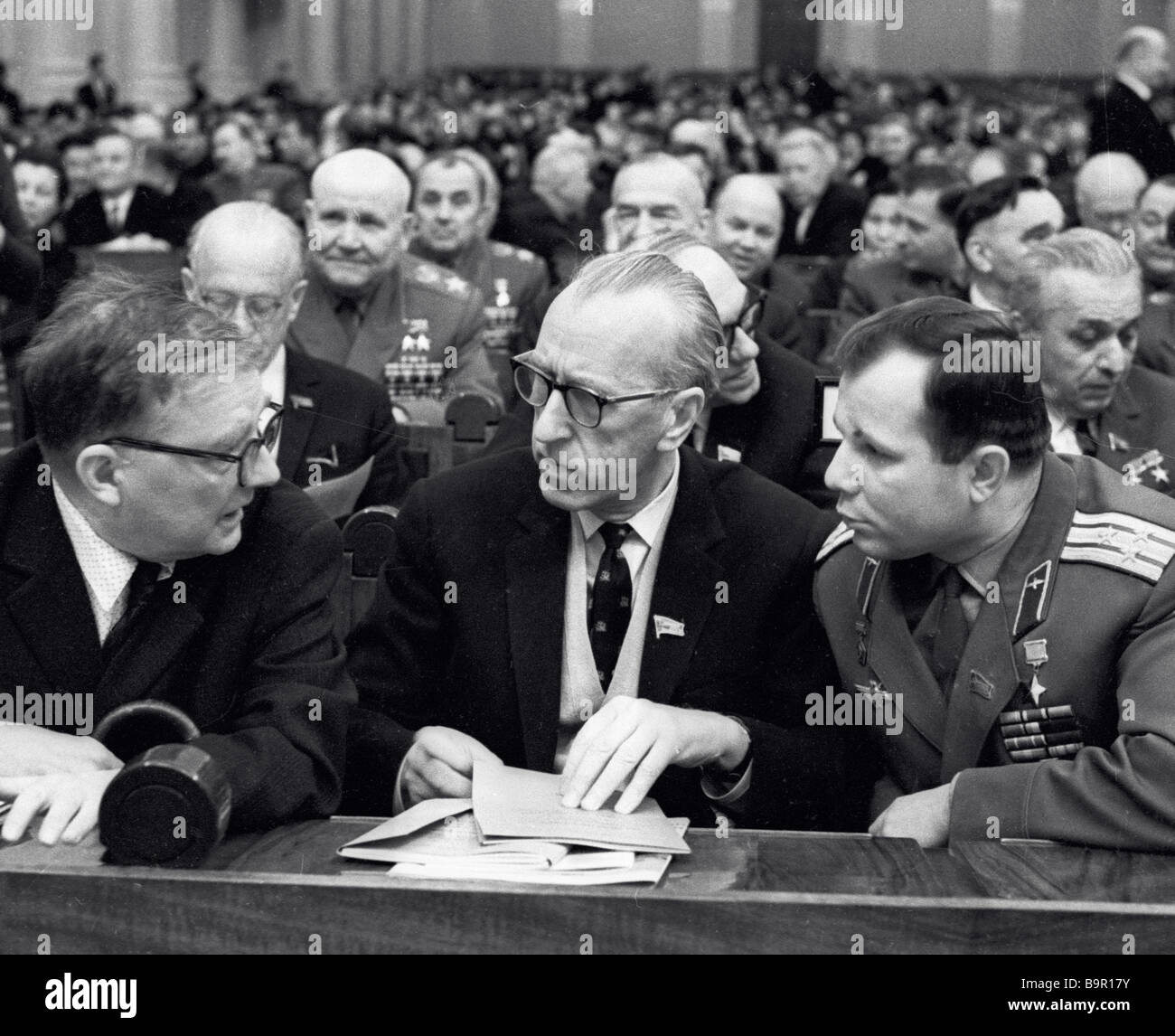 Composer Dmitry Shostakovich left composer Dmitry Kabalevsky center and ...