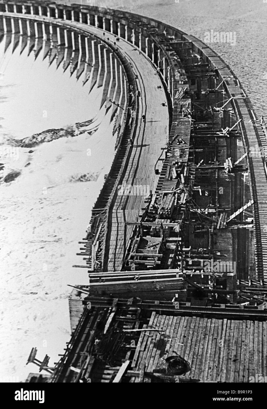 The Dnieper dam Stock Photo - Alamy