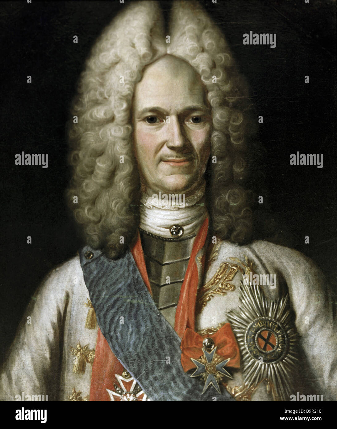 Reproduction of Alexander Menshikov s 1673 1729 portrait by an unknown ...