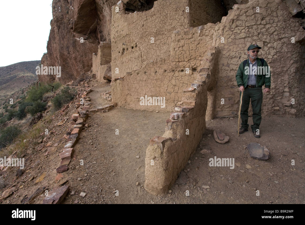 The Upper Cliff Dwelling a prehistoric Salado ruin at Tonto National ...