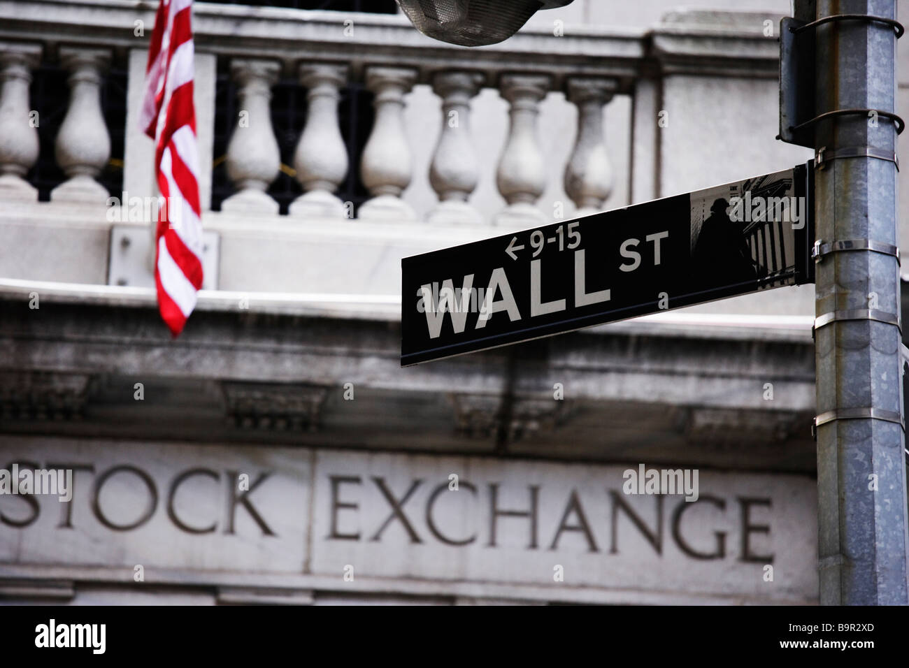 Wall Street sign Manhattan New York City New York USA Stock Photo - Alamy