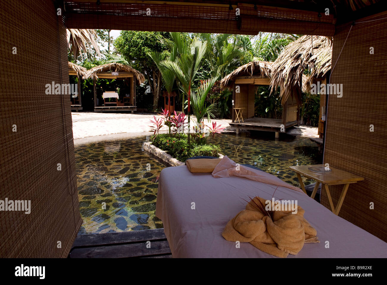 Costa Rica, Alajuela Province, La Fortuna, thermal baths of Baldi hot ...